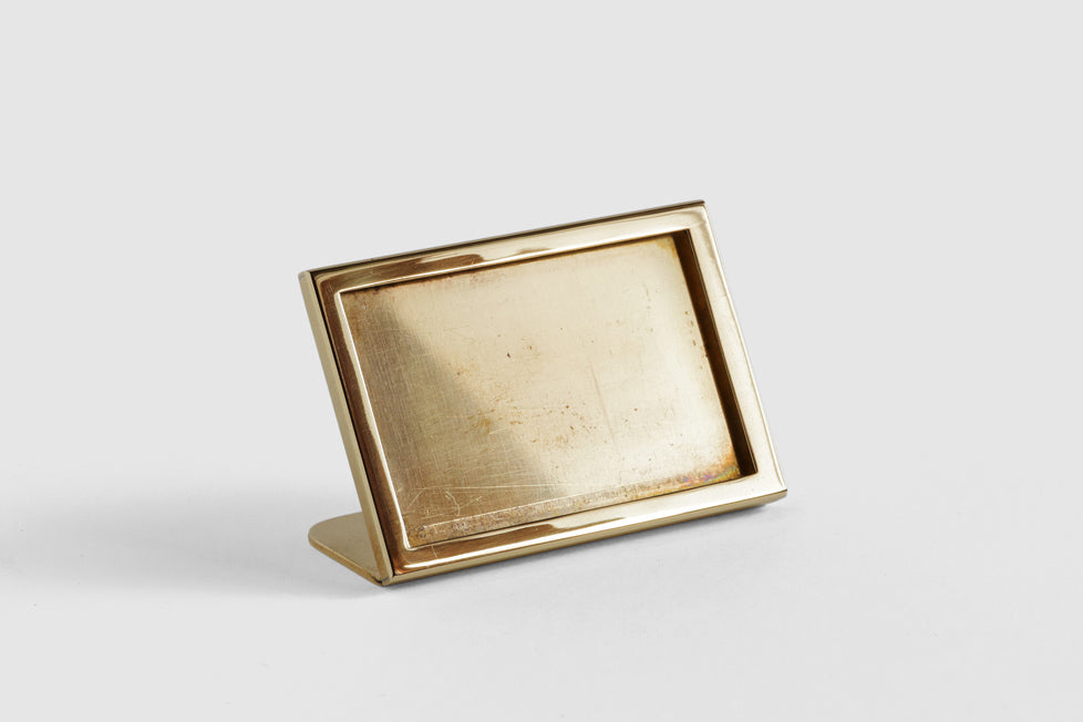 BRASS CARD STAND – raregem ONLINE STORE